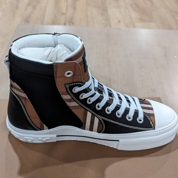 Burberry | Shoes | Mens Burberry Vintage Check Neoprenecotton Hightop ...